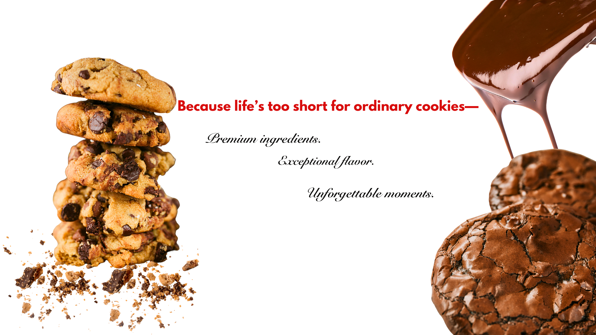 Snacks On Us | Gourmet Cookies | Brownies | Snacks